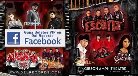 DEL RECORDS CONCURSO EN FACEBOOK: GANA BOLETOS VIP - Noticias en ...